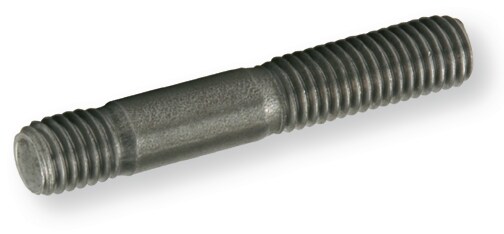 Espárrago doble rosca DIN 939, DIN 939, Acero, 5.8, Brillante, acero 5.8 negro | Berner®